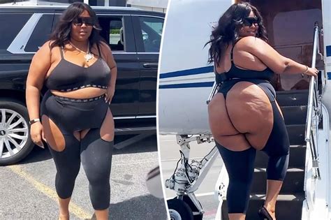 Lizzo Wears Butt Cutout Leggings From Yitty Shapewear Line