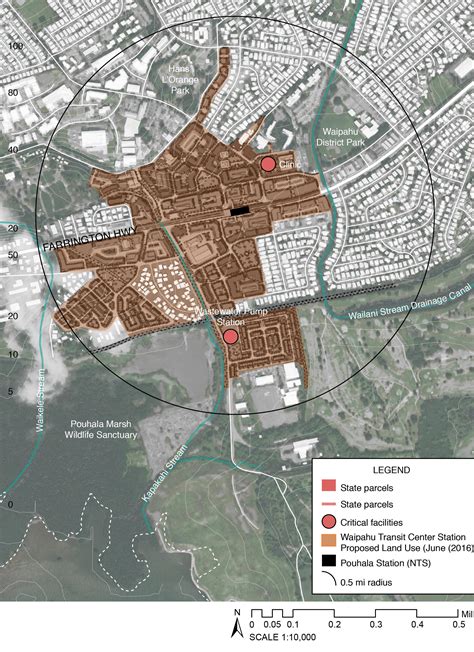 Waipahu Transit Oriented Development Collaboration Flood Mitigation Measures By University Of