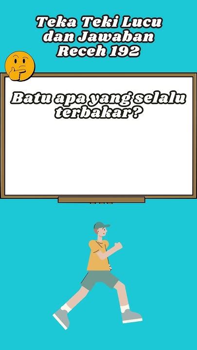 Teka Teki Lucu Dan Jawaban Receh 192 Tekatekikocak Shortsfeed Youtube