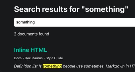 Search Text Not Visible On Search Page In Dark Mode · Issue 125 · Easyops Cndocusaurus Search