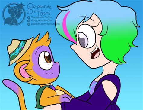 Cute Lil Kinkajou At By Serpanade Toons On Deviantart