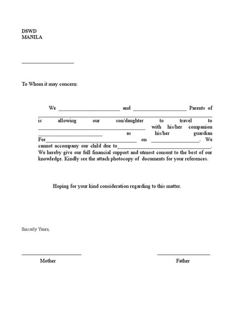 Dswd Manila Sincerly Yours Pdf