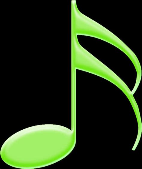 Download Green Musical Note Graphic