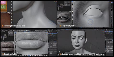 Full Body And Face Skin Sculpting Tutorial 35 Hours Of Sculpting Skin