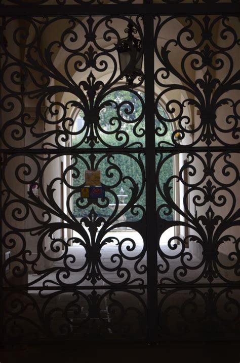 Florence Firenze Florencia Iron Gate With Window