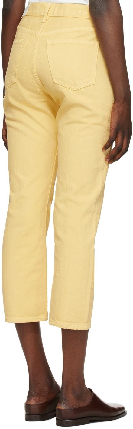 B Sides Yellow Marcel Relaxed Straight Jeans B Sides