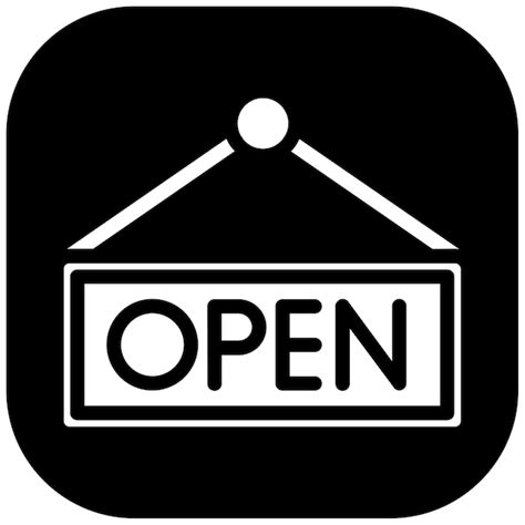 Premium Vector Open Tag Vector Illustration