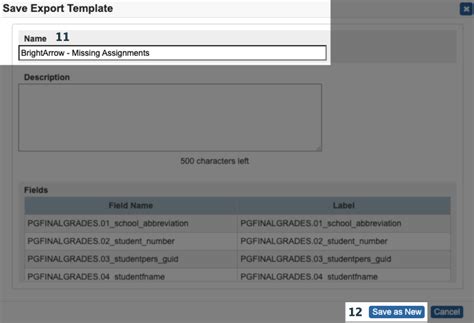 Setting Up Missing Assignment Exports Filter Method Brightarrow