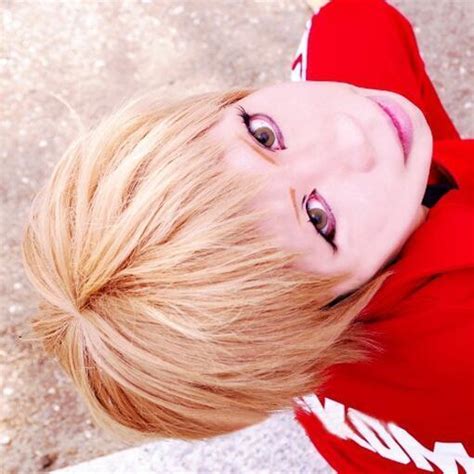 Anime Haikyu Volleyball Morisuke Yaku Short Linen Blonde Cosplay Wig