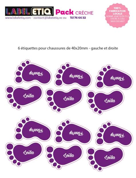 Pack Crèche Fille Label Etiq