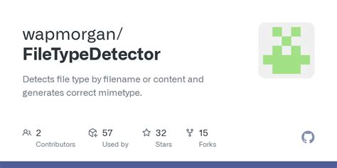 Github Wapmorganfiletypedetector Detects File Type By Filename Or