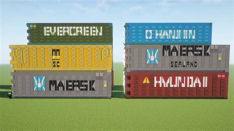 Dreamwanderers Bundle Of Shipping Containers Minecraft Map Minecraft
