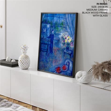 Artist And His Model By Marc Chagall 1973 Wall Art 10 Sizes 50 Frames Museum Quality