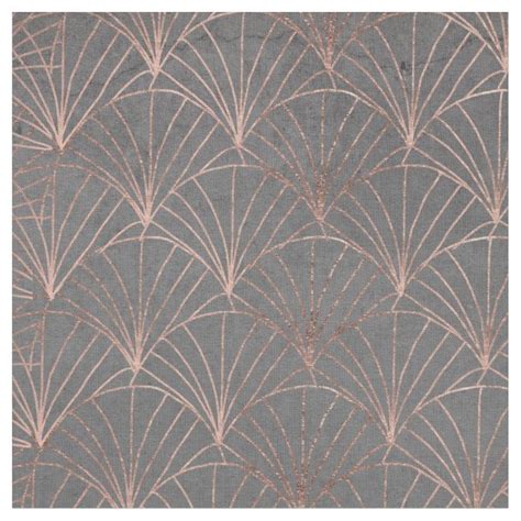 Gold Shell Pattern Fabric