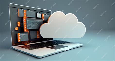 Premium Ai Image Cloud Data Storage Database Concept Illustration Ai Generated