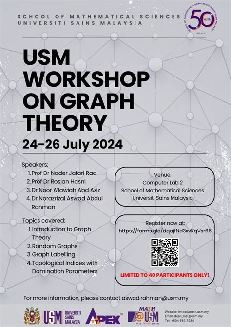 Workshop On Graph Theory Home Maths Usm