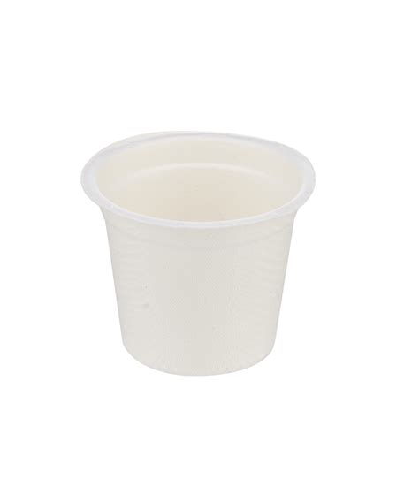 Biodegradable Bagasse Cup 4 Oz H Pack