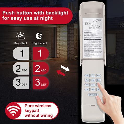 Thinkstar For Liftmaster 877lm Wireless Garage Door Keyless Entry