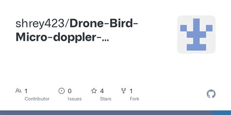 Github Shrey423drone Bird Micro Doppler Classification