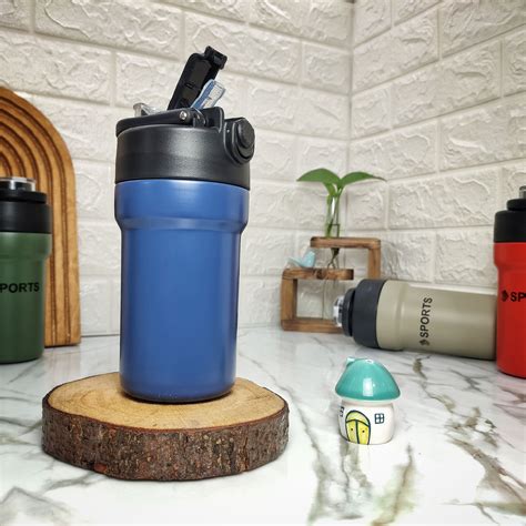 قیمت و خرید ماگ سفری مدل اسپورت دو در آویز دار گنجایش 045 لیتر