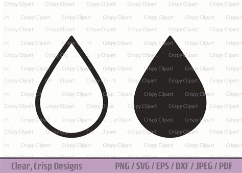 Tear Drop Outline