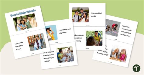 How To Make Friends Social Story Teach Starter