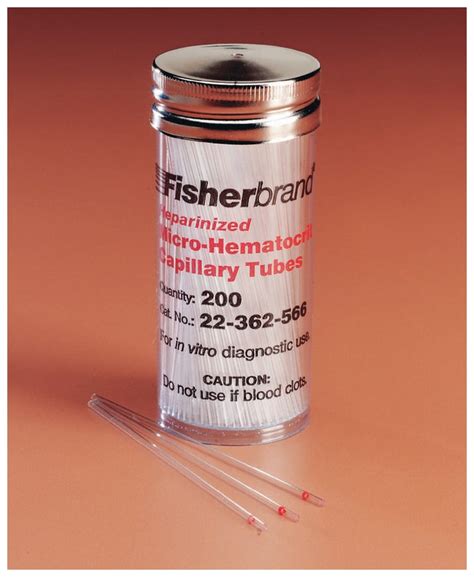 Fisherbrand™ Microhematocrit Capillary Tubes Fisher Scientific