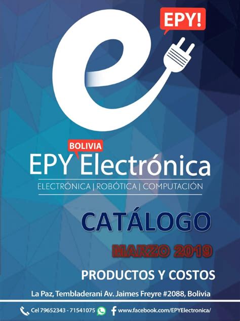 Catálogo De Productos Electrónicos Pdf Ingeniería Electrónica