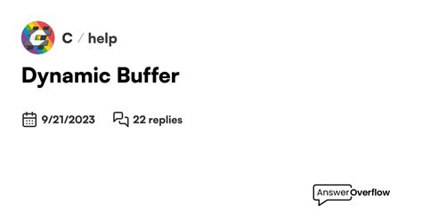 Dynamic Buffer C