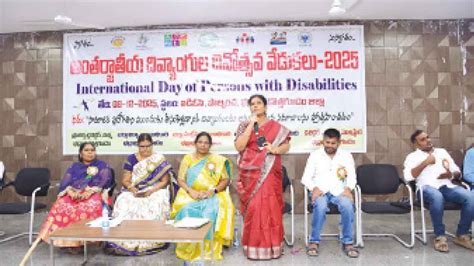 Kothagudem Disabled Urged To Obtain Id Cards