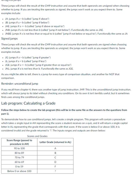 Solved Assembly Code X86 Use This Templet For