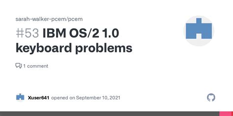Ibm Os 2 1 0 Keyboard Problems · Issue 53 · Sarah Walker Pcem Pcem