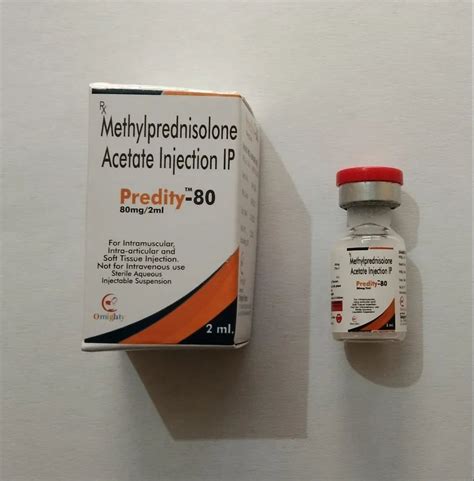 Methyl Prednisolone Acetate Injection 80mg At ₹ 103piece