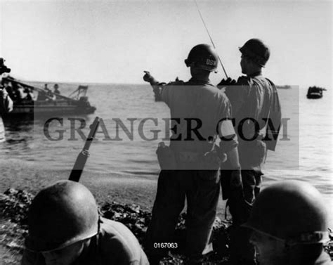 Image Of World War Ii France 1944 A Us Navy Beachmaster