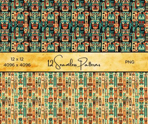 Indigenous Totem Pole Meets Picasso 12 Cubist Tribal Patterns In Png