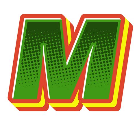 Comic Halftone Alphabet Letter And Number 43232690 Png