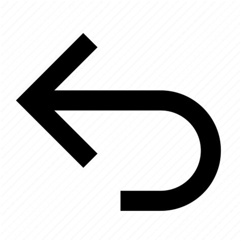 Arrow Diagonal Left Sign Icon
