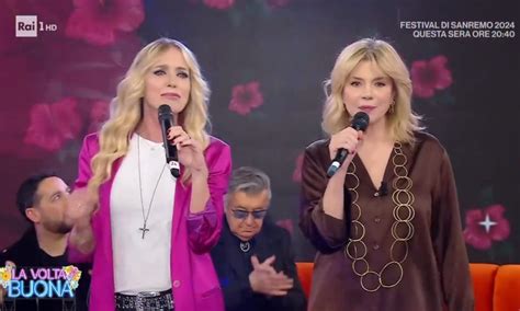 Benedicta E Brigitta Boccoli A The Couple Davide Maggio