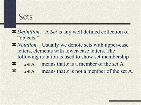 Introduction To Set Theory Ppt