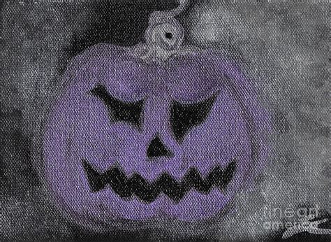 Purple Halloween 2 Painting By Stefania Caracciolo Fine Art America