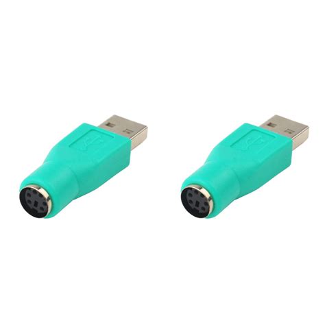 Raindrops 20 Pcs 2 Female To Usb Male Adapter Keyboard Mouse To Usb