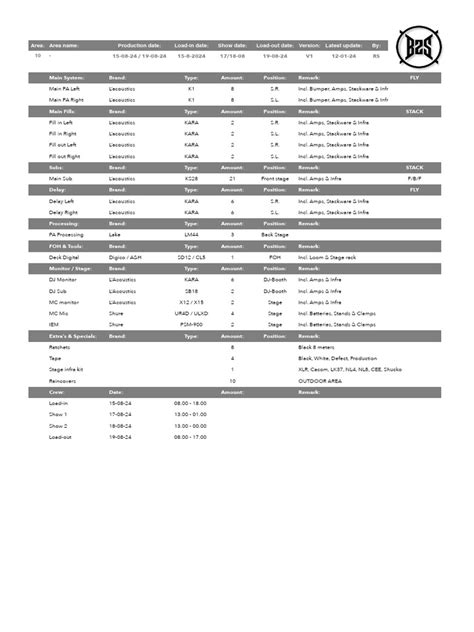 Us Db24 A10 Count V1 Pdf Audio Engineering Audio Electronics