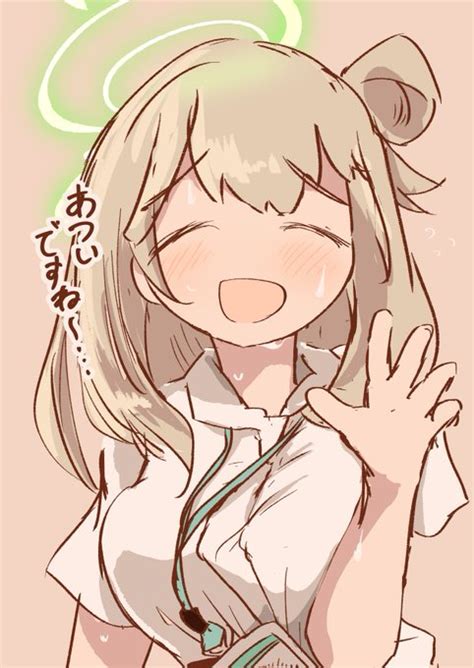 Nonomi Blue Archive Breastsfan Art Oldest