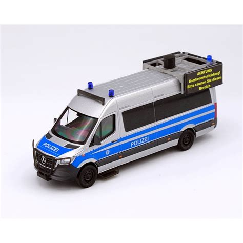 52600 111b Busch Mercedes Benz Sprinter `18 Bus Lr Laukw Polizei