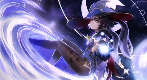 Mona Genshin Impact Wallpapers Wallpaper Cave