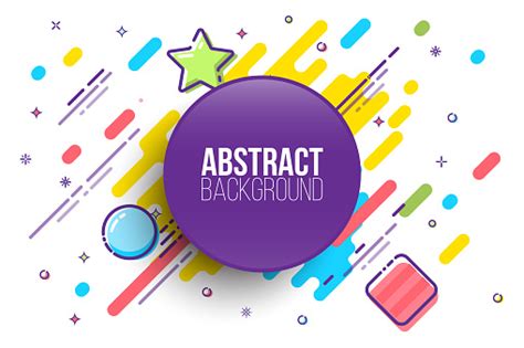 평면 디자인 요소와 추상적인 기하학적 배경입니다 커버 팜플렛 이나 전단지의 벡터 디자인입니다 0명에 대한 스톡 벡터 아트 및