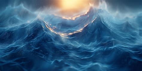 Premium Photo Abstract Waving Particle Technology Background Design Abstract Wave Moving Dots