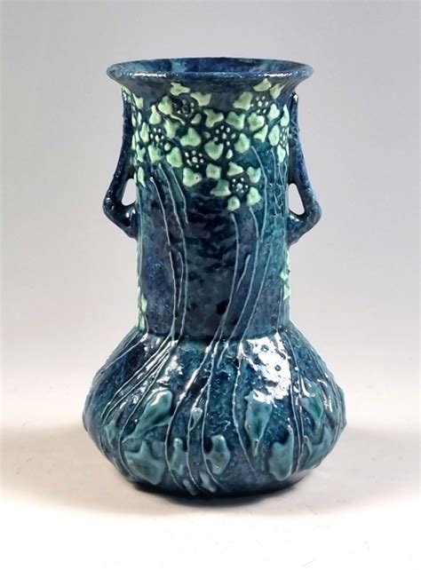 Earthenware Pottery Vase By Frederick H Rhead For Wardle And Liberty And Co