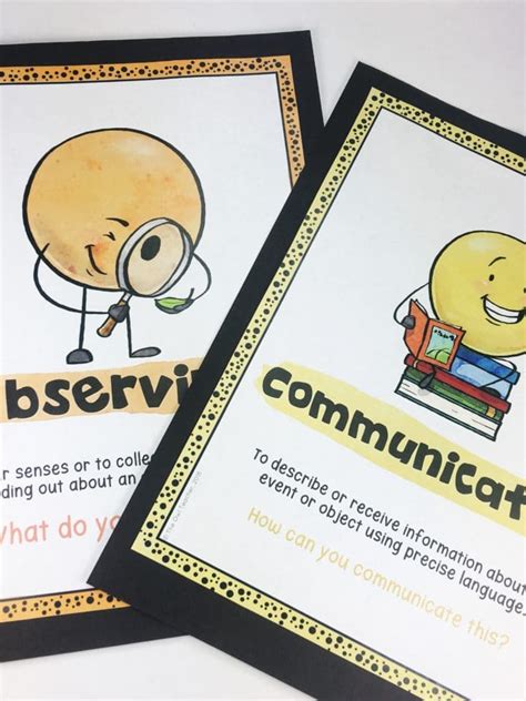 Scientific Method And Process Skills Classroom Posters The Owl Teacher