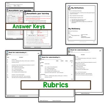 Turtle Write Function Editable Resource Package By Computer Corner